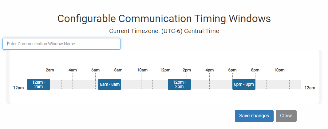 Communication Scheduler